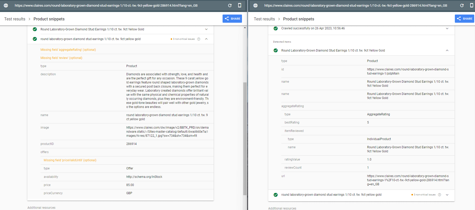 Structured Data in Top 100 eCommerce sites - SALT.agency®